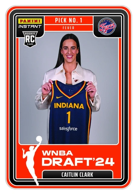 CAITLIN CLARK 2024 Panini Instant Wnba Draft Night Card #1 Indiana ...