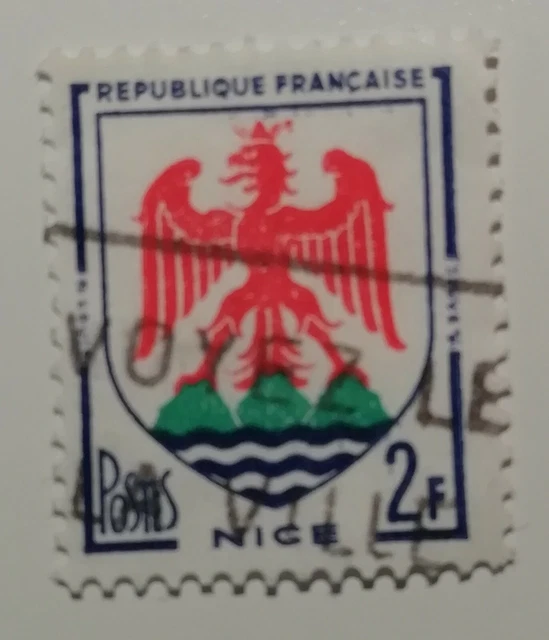 TIMBRE FRANCE ARMOIRIES De Nice Armoiries Des Villes De France ...