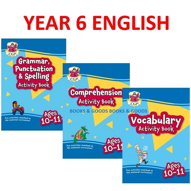 KS2 YEAR 6 English Grammar Punctuation & Spelling Vocabulary ...