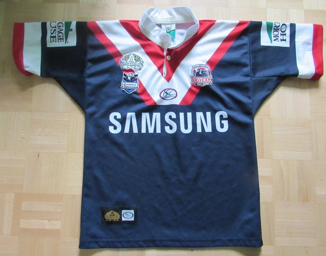 SYDNEY ROOSTERS NRL Australia Rugby 100 YEARS home shirt jersey ISC ...