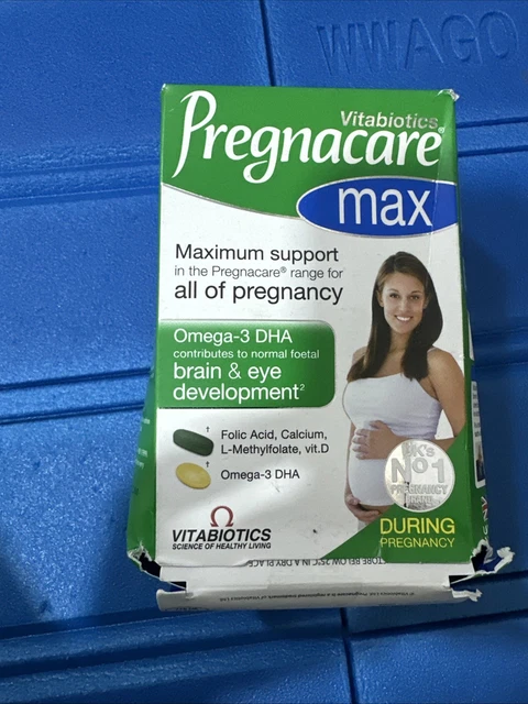 VITABIOTICS PREGNACARE MAX Tablets Plus Capsules Omega - (84)(Box ...