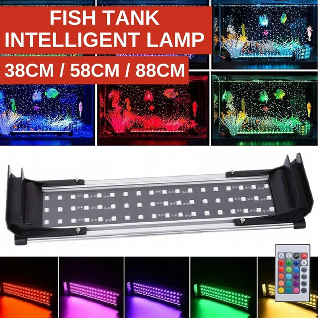 FULL SPECTRUM LED Aquarium Light Waterproof Underwater Fish Tank ...