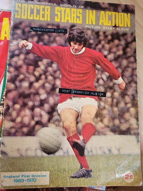 FKS SOCCER STARS In Action 1969/70 Partially Complete Sticker Album 51 ...