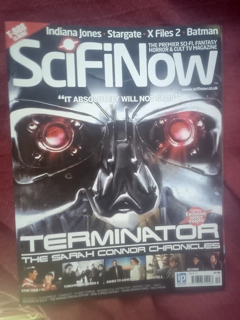 SCI-FI NOW MAGAZINE Issue #12 Terminator Sarah Connor Cover,torchwood ...
