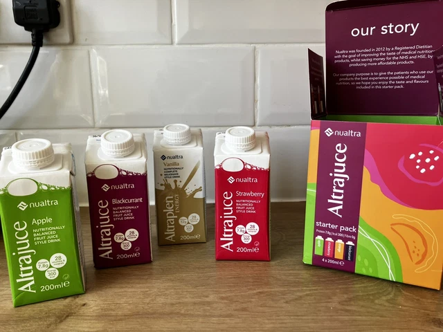 NUALTRA ALTRAJUCE BLACKCURRANT, Apple, Strawberry Flavour + Vanilla ...