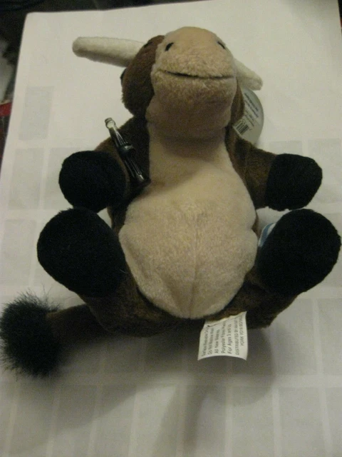 2000 COCA COLA Bean Bag Vaca Long Horn Cow Argentina Holding Bottle And ...