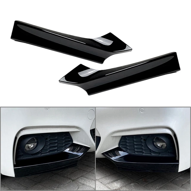FRONT BUMPER SIDE Air Vent Splitter Lip For BMW 2 Series F22 F23 M ...