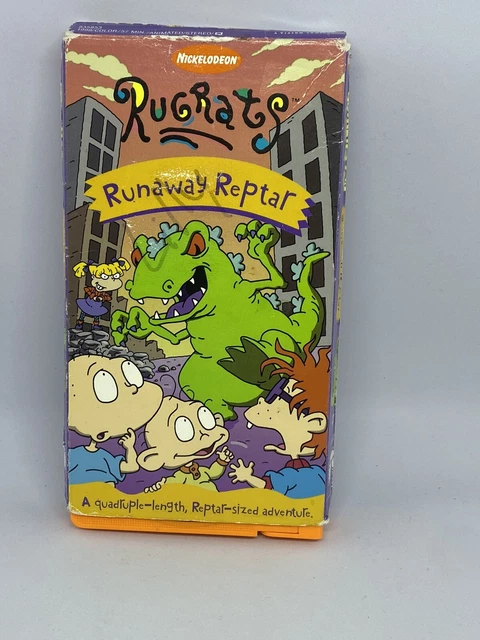 RUGRATS - RUNAWAY Reptar VHS 1999 NICKELODEON FAMILY RETRO ANIMATION ...