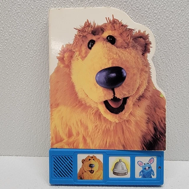 VINTAGE BEAR IN The Big Blue House Play a Sound Board Book - Rare HTF ...