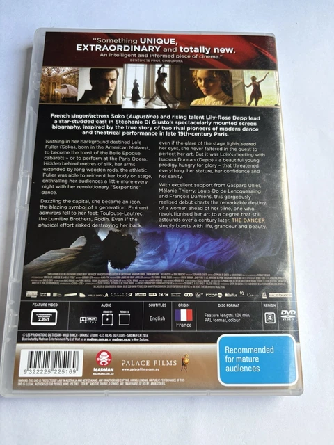 THE DANCER (2016 France) DVD Stephanie di Giusto - Free Aus Post! Pal ...