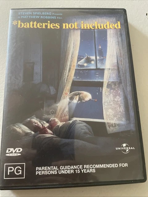 BATTERIES NOT INCLUDED (DVD, 1987) 80s Steven Spielberg Jessica Tandy ...