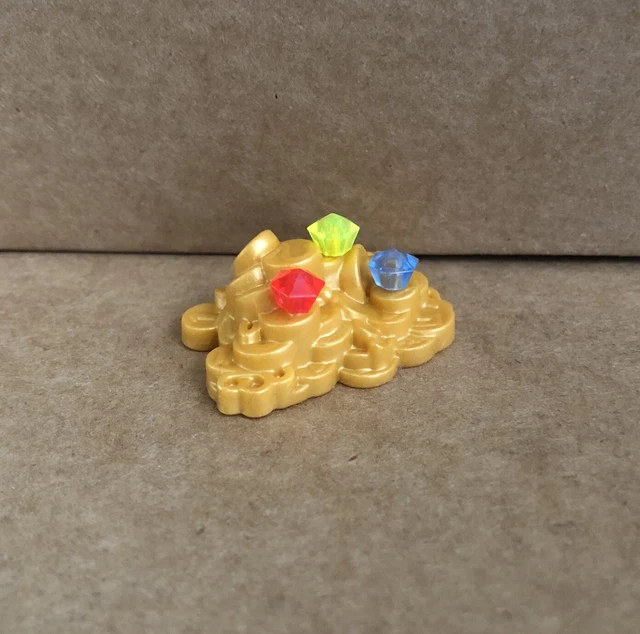 PLAYMOBIL GOLD COINS Crystals Gems Treasure Pile Pirate Castle Princess ...