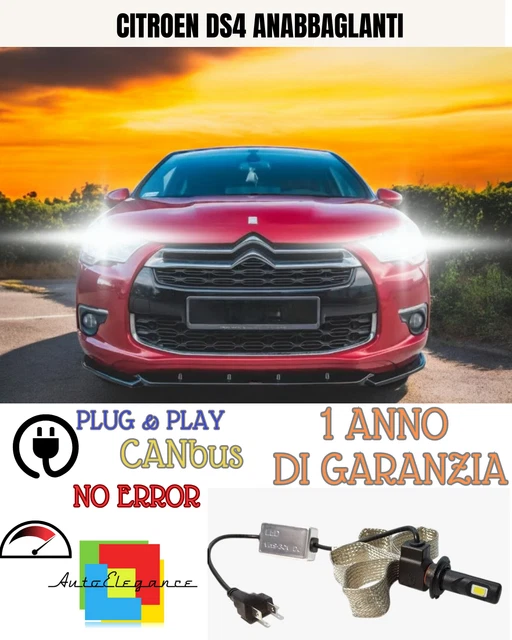 KIT LED CITROËN DS4 H7 6000K Blanc Anabbaglianti EUR 86,86 - PicClick FR