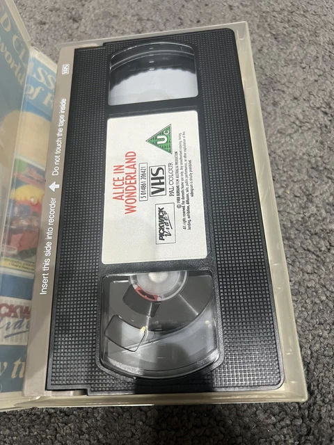 ALICE IN WONDERLAND 1988 Rare VHS Pickwick Video £4.95 - PicClick UK