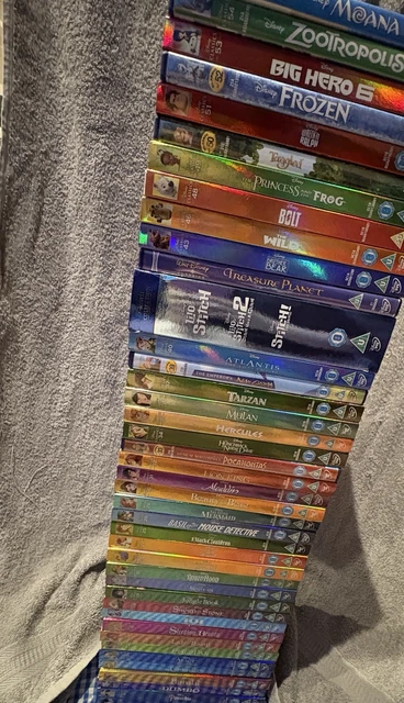 DISNEY CLASSICS HOLOGRAPHIC Slip Cover editions DVD Box Set Bundle £83. ...