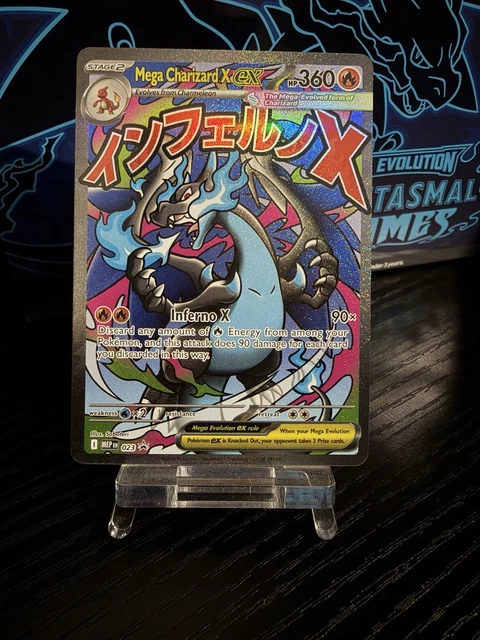 POKÉMON TCG MEGA Charizard X EX, 023 UPC black star promo, NM/M £42.30 ...