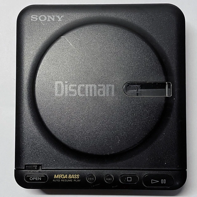 RARE VINTAGE SONY Discman D-22 Mega Bass Made in Japan - Funktioniert ...