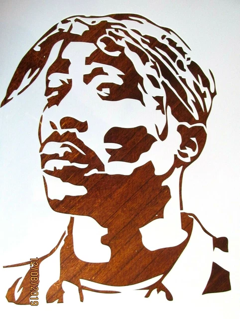 TUPAC SHAKUR 2PAC Stencil/Template Reusable 10 mil Mylar £19.21 ...