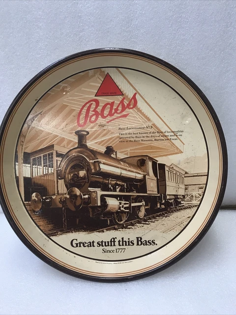 RARE VINTAGE BASS Beer tray Bass Locomotive NO.9 Preowned (G26) £40.62 ...