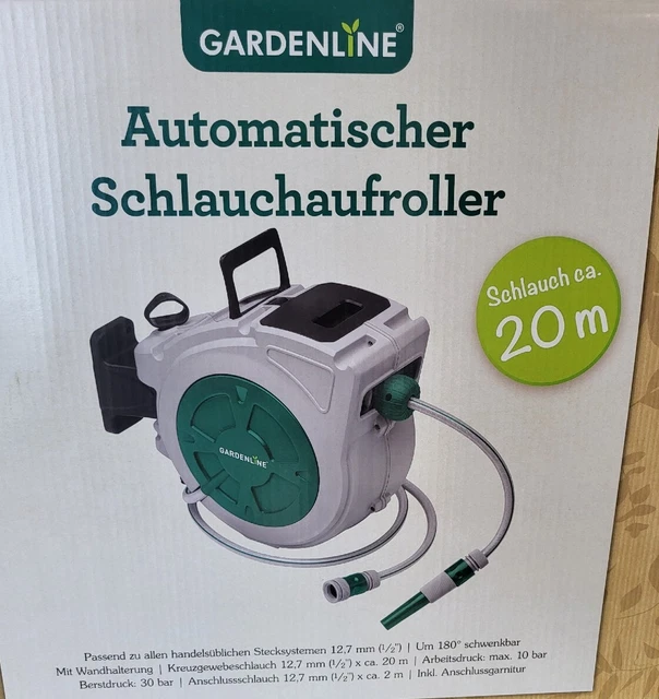 GARDENLINE WASSERSCHLAUCHAUFROLLER SCHLAUCHAUFROLLER Schlauchtrommel ...