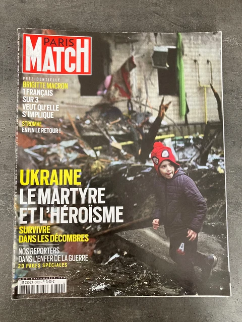 PARIS MATCH N°3800 3 mars 2022 La guerre en Ukraine / Le retour de ...