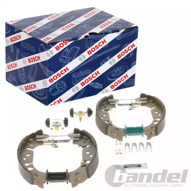 BOSCH BREMSBACKEN-SATZ HINTERACHSE VORMONTIERT passend für OPEL ADAM ...