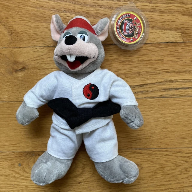 CHUCK E. CHEESE Martial Arts Karate Plush Doll Toy NWT 2009 Limited To ...