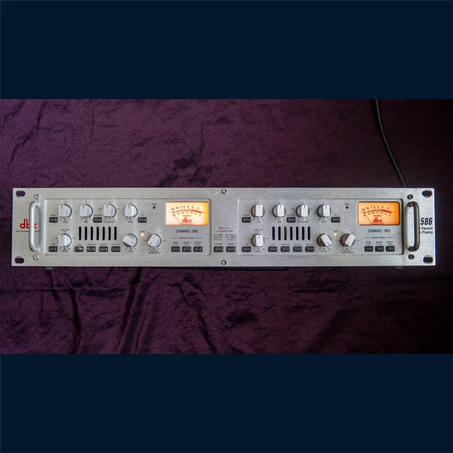 DBX 586 VINTAGE Tube Dual Valve Preamp Limiter Eq Use With 160 165 ...