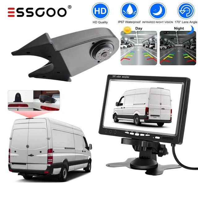 IP68 IR RÜCKFAHRKAMERA Mit 7" Monitor für Sprinter Crafter Transit ...