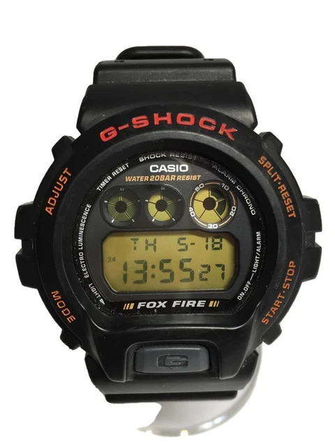 CASIO G-SHOCK DW-6900B-9 STANDARD FOX FIRE Orologio da polso Cronografo ...