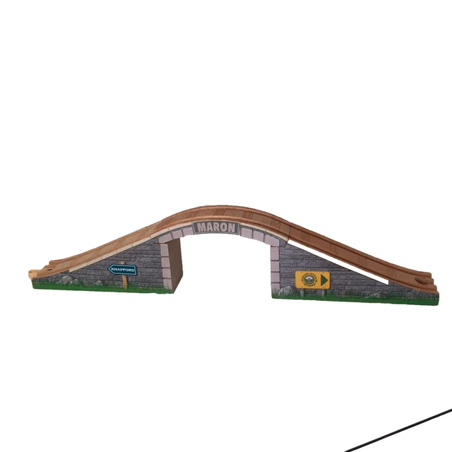 WOODEN RAILWAY MARON BRIDGE* Mattel Thomas And Friends Train Set VGC £9 ...