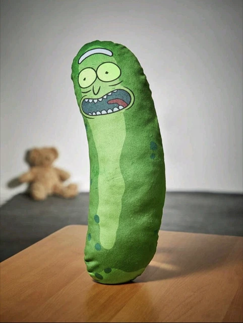 RICK AND MORTY - PICKLE RICK 🥒 Pillow Stuffed Plushie - 35cm - UK Fast ...