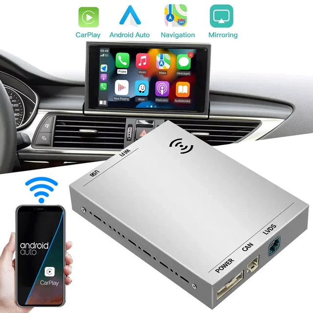 WIRELESS APPLE CARPLAY Android Auto Interface Retrofit For Audi A4 A5 ...