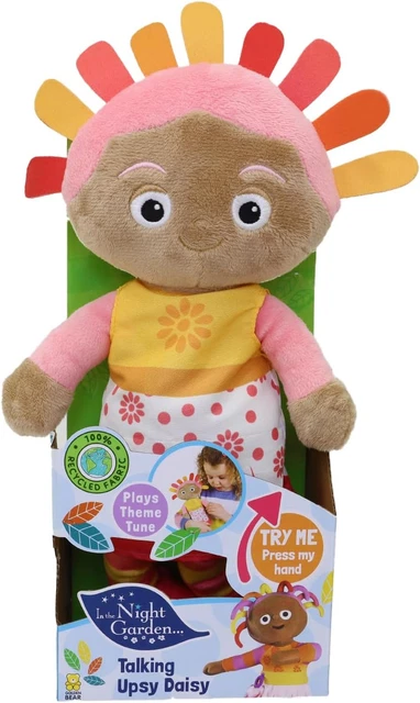 CBEEBIES IN THE Night Garden Upsy Daisy Talking Teddy Bear Kids Cute ...