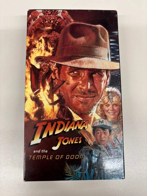 INDIANA JONES & the Temple of Doom (VHS, 1984) – Action-Adventure ...