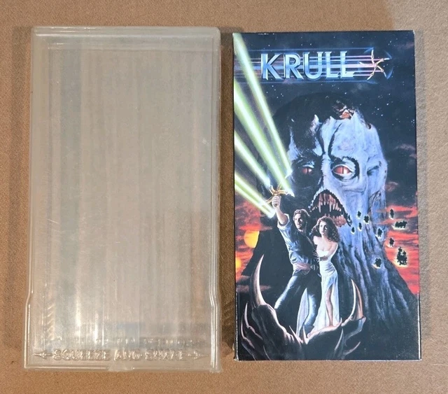 KRULL VHS TAPE 1988 Sci Fi Horror Movie Cult Classic Aliens Outer space ...
