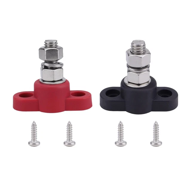 HEAVY-DUTY M10 TERMINAL Block Stud Power Distribution Block for Automotive and £7.51 - PicClick UK