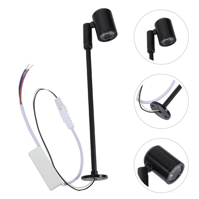 PROJECTEUR LED PETIT Vitrine Bijoux Comptoir Pôle Mini Armoire Lumière ...