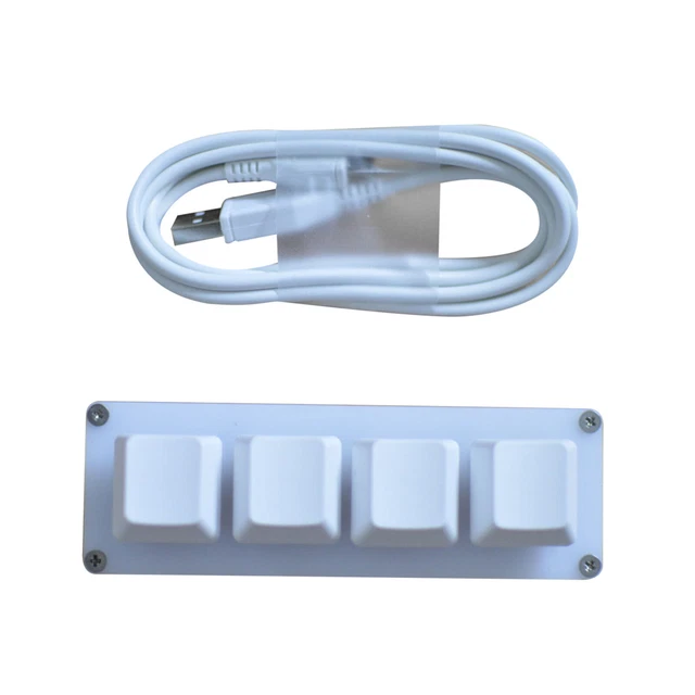 4-KEY USB MINI Mechanical Keyboard DIY Custom Shortcut Macro ... 4-KEY USB MINI Mechanical Keyboard DIY Custom Shortcut Macro ...