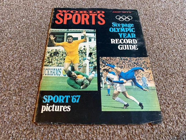 WFBK12 WORLD SPORTS Magazine Cover Page 10X8 1968 January EUR 12,85 ...