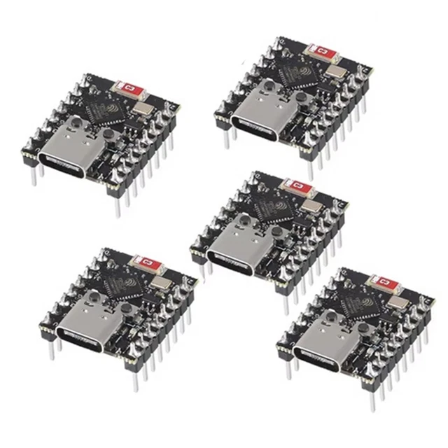 5 PIÈCES ESP32-C3 Carte de Développement ESP32 SuperMini Carte de ...