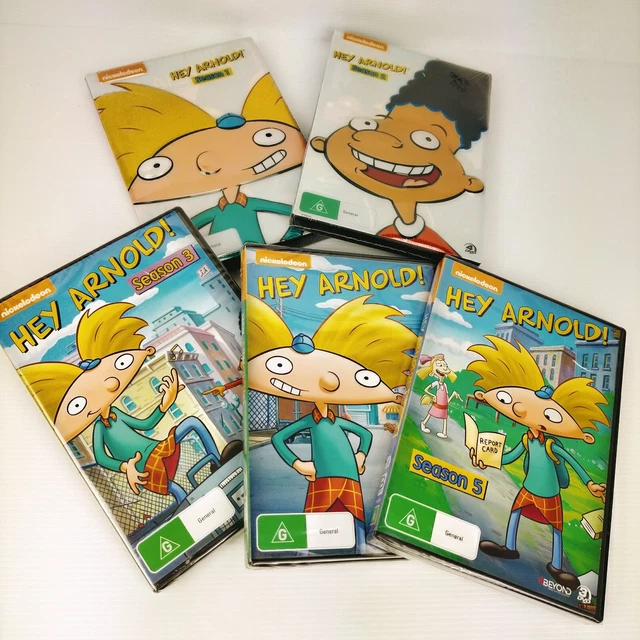 HEY ARNOLD DVD Collection Complete Series 1 2 3 4 5 New Sealed 1997 ...