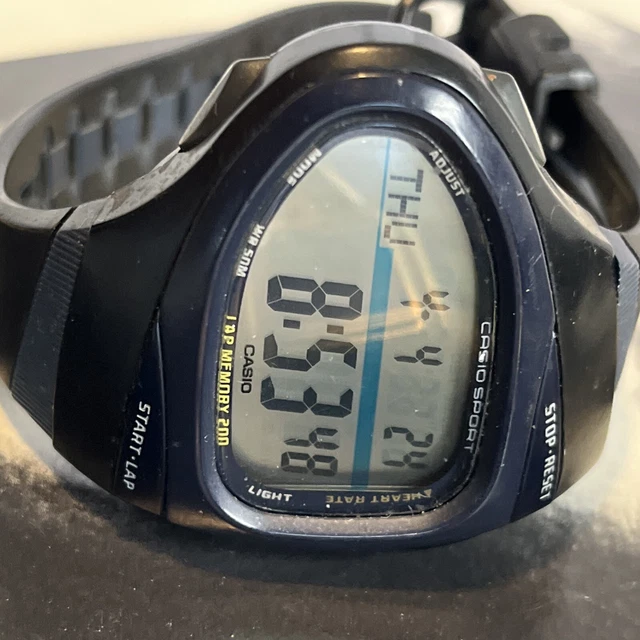 VINTAGE CASIO DIGITAL Watch Lot Gshock Databank Casio Sport WR $66.00 ...