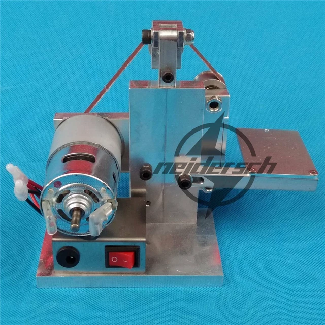 MINI BELT SANDER Bench Mount Grinder Polishing Grinding Machine Buffer ...