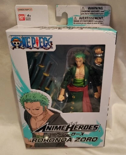 BANDAI ONE PIECE Roronoa Zoro Anime Heroes 6.5 BANDAI ONE PIECE Roronoa Zoro Anime Heroes 6.5