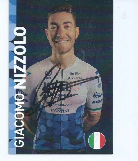 TOUR DE FRANCE CYCLISME autographe de GIACOMO NIZZOLO team ISRAEL EUR 1 ...