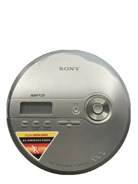 SONY WALKMAN D-NE240 Portable CD Player MP3 CD-R/RW Spares/ Repairs £20 ...