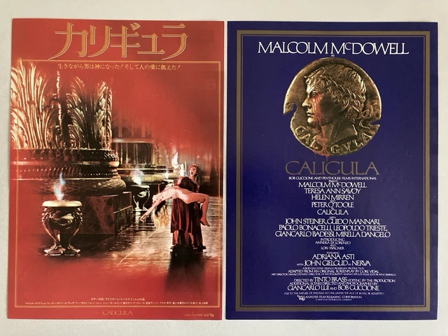 CALIGULA 1979 Chirashi ×2 type set Movie Flyer B5 Malcolm McDowell £27. ...