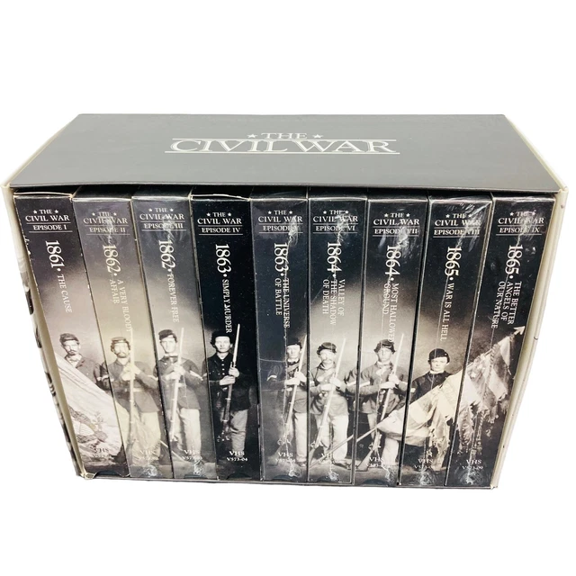 THE CIVIL WAR VHS Complete Box Set Series 1861-1865 - 9 Video Set Most ...