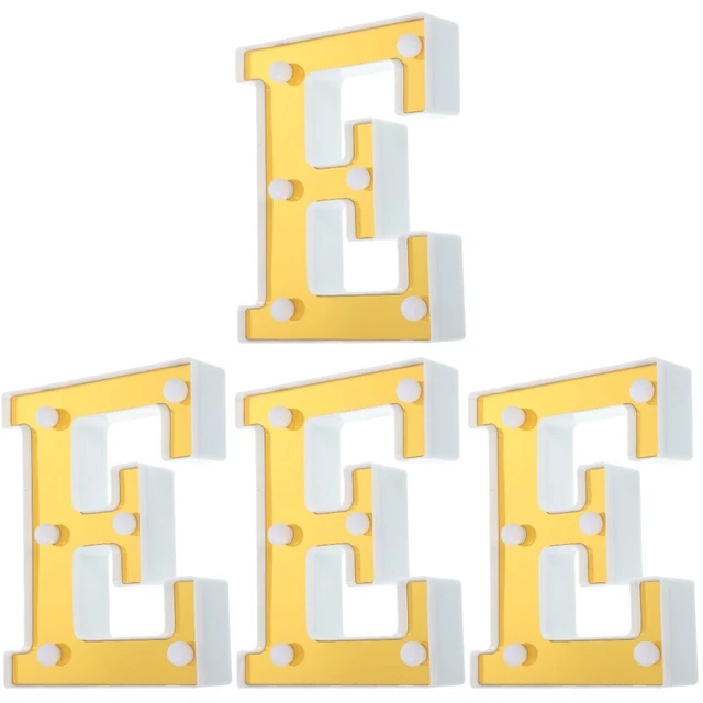 4 COUNT LED Light for Decor Neon Letter Lights English Alphabet £23.48 ...